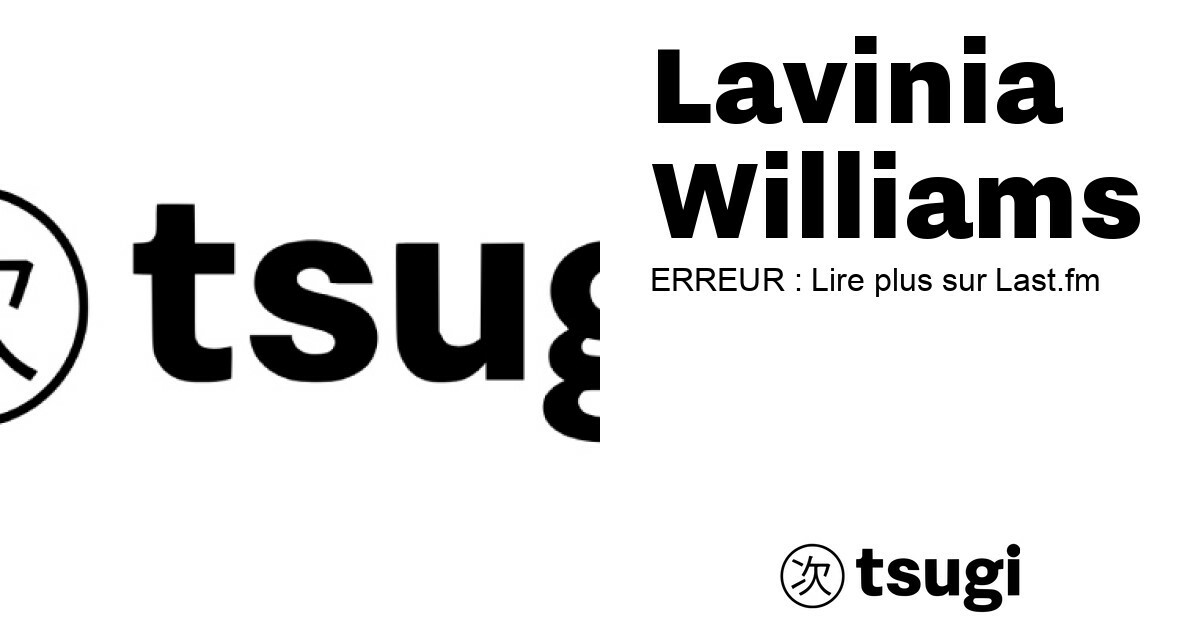 Lavinia Williams – TSUGI